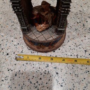 Enesco | Holiday | Enesco Nativity Plays O Holy Night Manger Scene ...